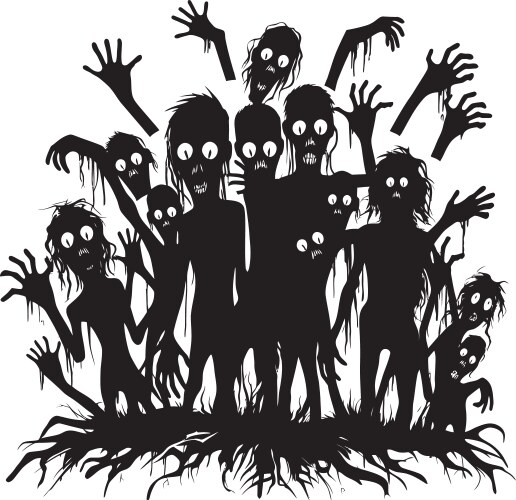 Graffiti Zombie Vector Images (over 570)