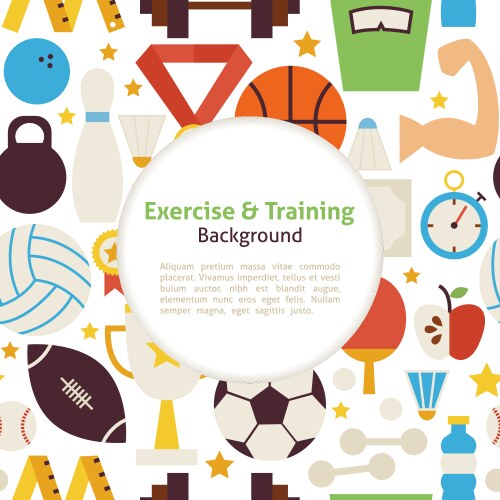Volleyball sport school team training Royalty Free Vector