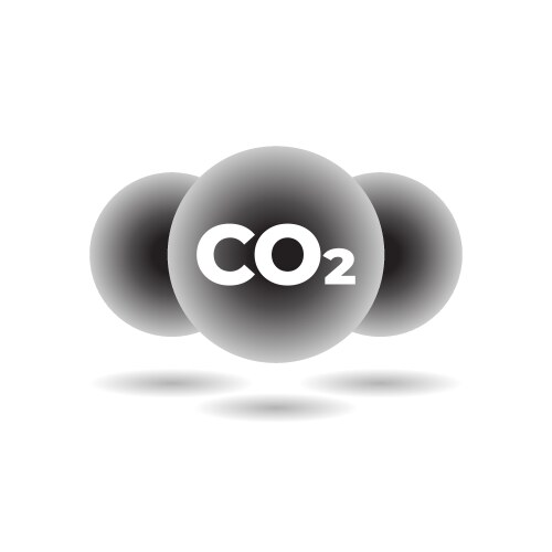 Carbon credit icon concept Royalty Free Vector Image