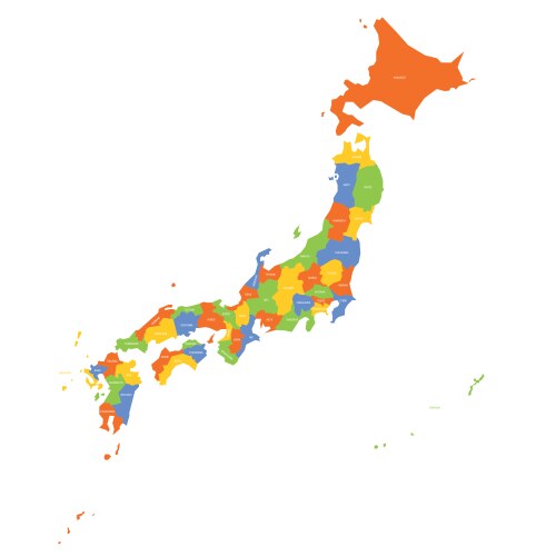 Printable Map Of Political Map Of Japan Japan Country Profile BBC
