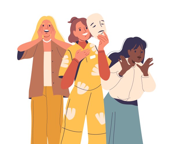 Creative Drama Cartoon Vector Images (over 220)