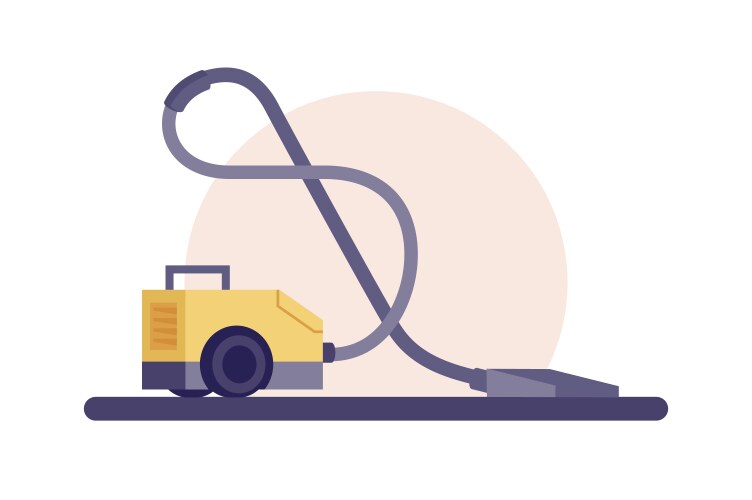 Vacuum cleaner concept logotype template design Vector Image