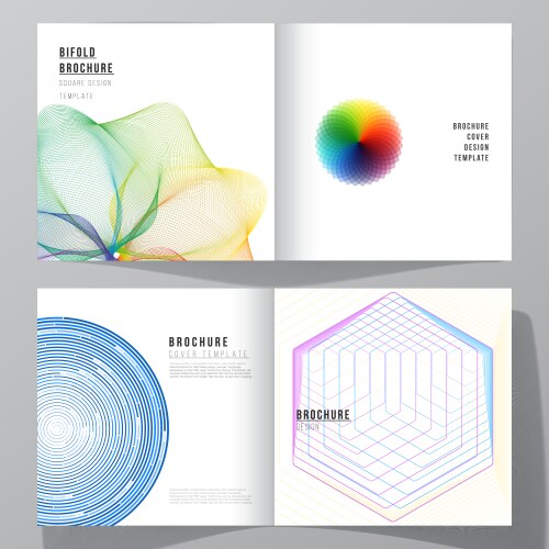 Layout two covers Royalty Free Vector Image - VectorStock