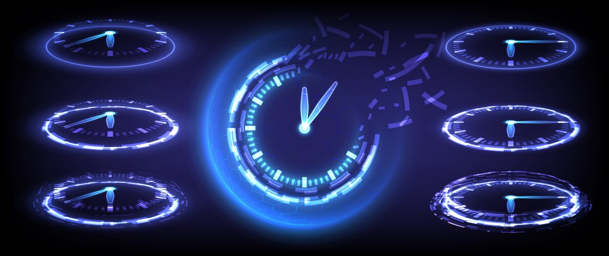 Time machine Royalty Free Vector Image - VectorStock