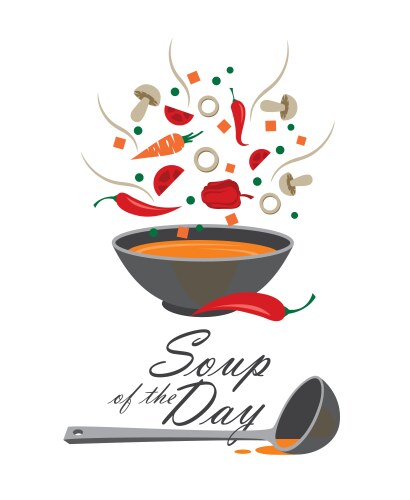 Soup Royalty Free Vector Image - VectorStock