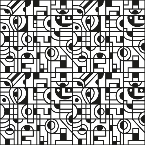 Seamless pattern modern stylish abstract texture Vector Image