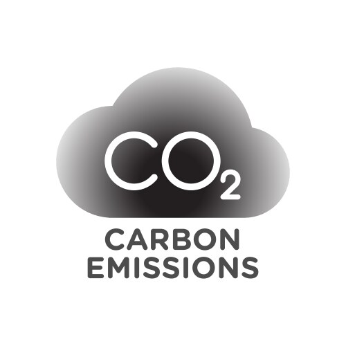 Carbon credit icon concept Royalty Free Vector Image