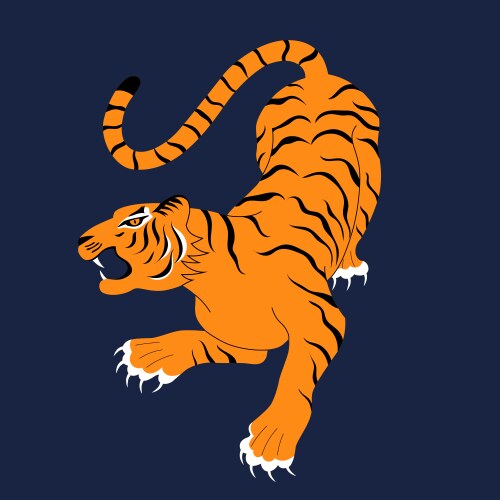 Tiger Logo Chinese Vector Images (over 2,100)
