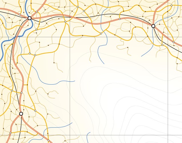 Us interstate highway map Royalty Free Vector Image