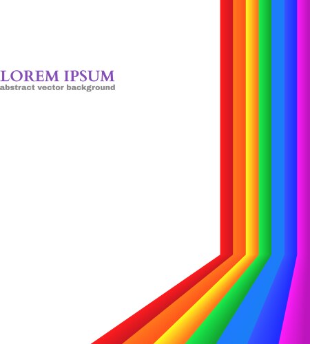 Rainbow border Royalty Free Vector Image - VectorStock