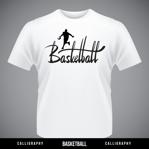 Handball hand lettering - handmade calligraphy Vector Image