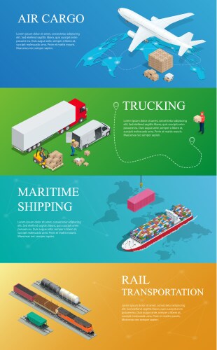 Multimodal Transport Vector Images (over 110)