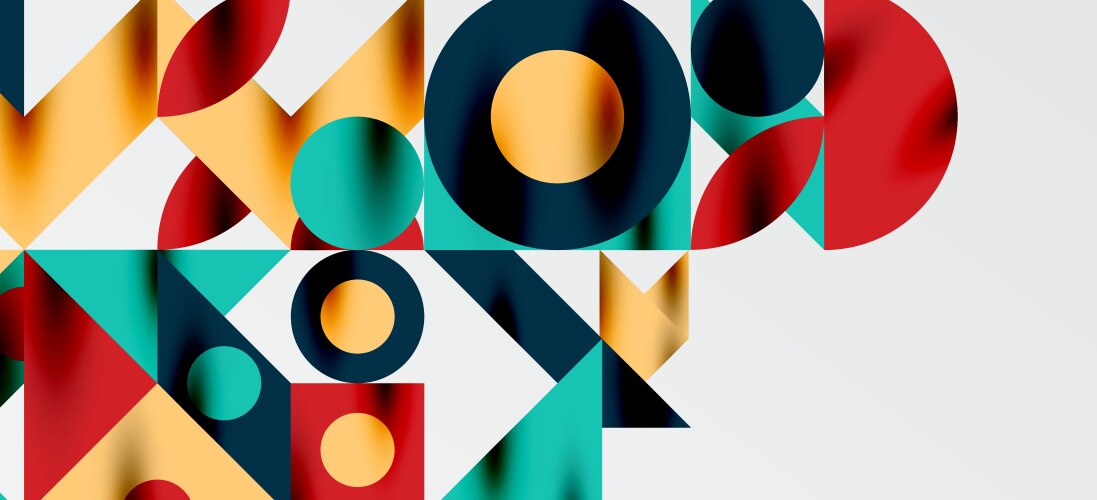 Geometric neo patterns abstract background Vector Image