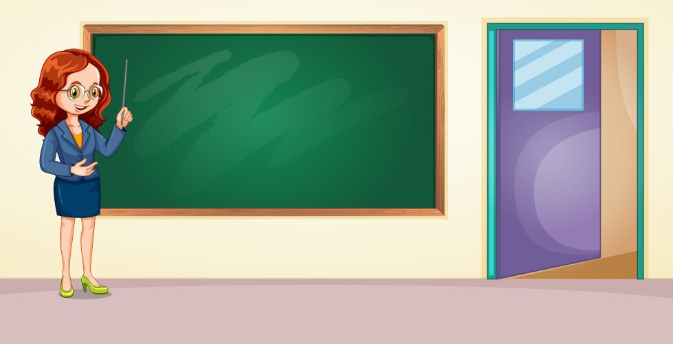Blackboard with Teacher Clipart Vector Images (over 290)
