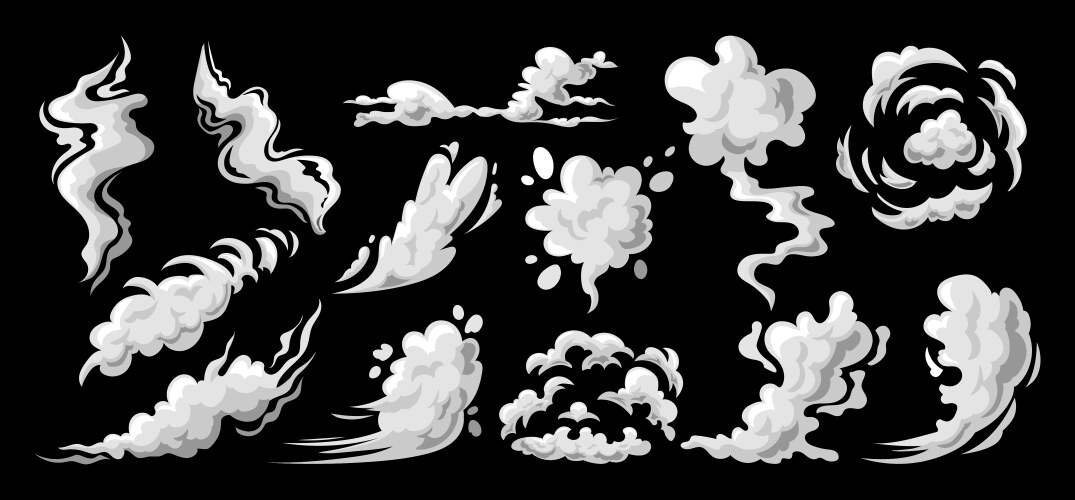Cartoon Smoke Trail Vector Images (over 1,300)