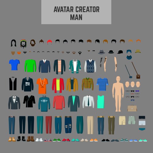 Creator Avatar Male Vector Images (53)