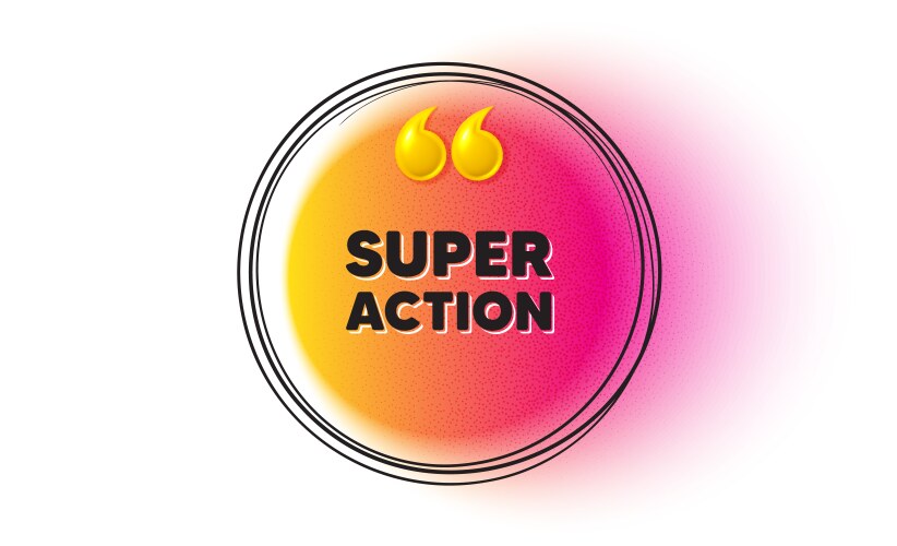 Super action symbol special offer price sign Vector Image