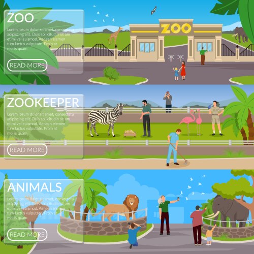 Tiger zoo Royalty Free Vector Image - VectorStock