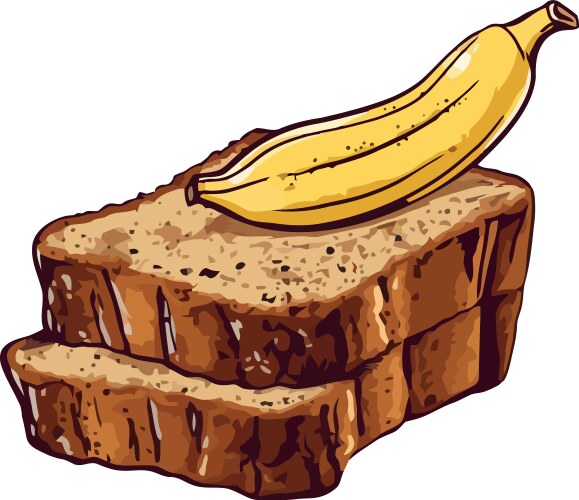 Banana Bread Vector Images (over 4,300)