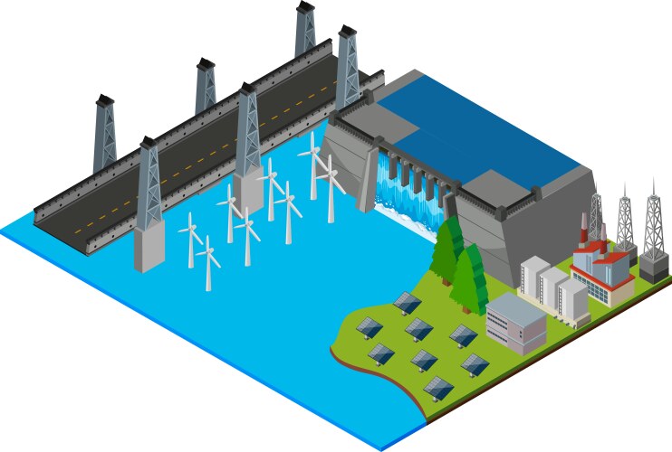 Dam Drawing Vector Images (over 490)