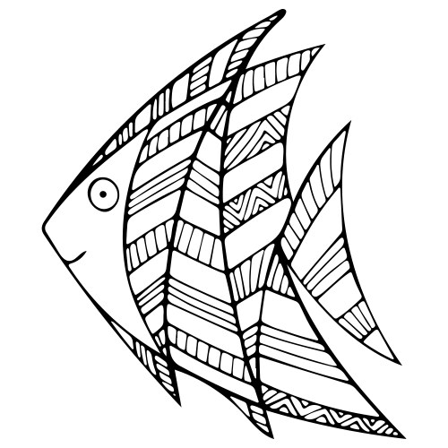 Fish Batik Vector Images (over 120)