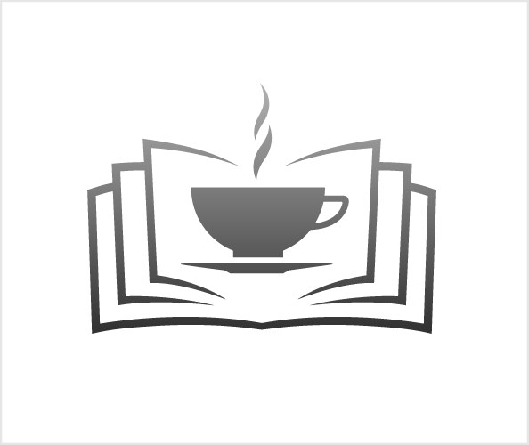 Open book coffee logo symbol icon design Vector Image