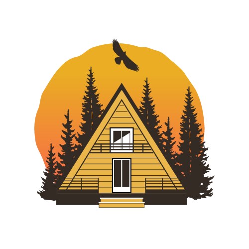 Cabin Vector Images & Graphics for Commercial Use | VectorStock