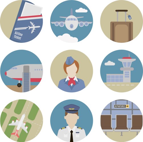 Airport Royalty Free Vector Image - VectorStock