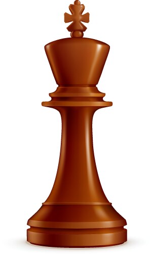 Chess king Royalty Free Vector Image - VectorStock