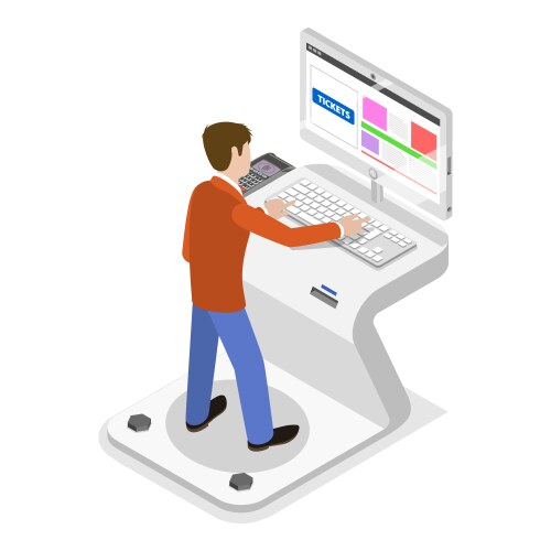 Isometric Ticket Vector Images (over 7,500)