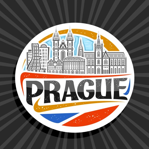 Logo for prague Royalty Free Vector Image - VectorStock