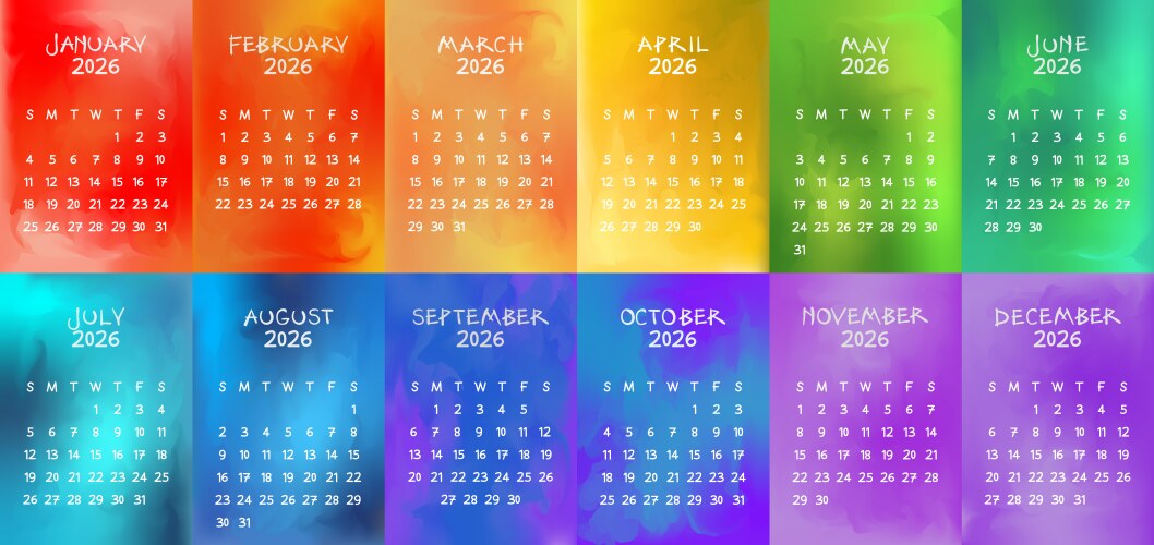 2026 Calendar Vector Images (over 3,900)