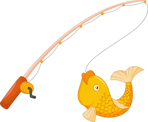 Happy Cartoon Fish (1225784) – Royalty-Free Vector | VectorStock