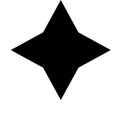 4 Pointed Star Vector Images (over 550)