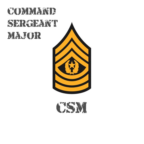 US Army Sergeant First Class Rank Insignia – Royalty-Free Vector ...