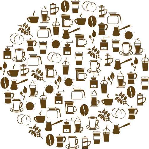 Coffee Circle Vector Images (over 15,000)
