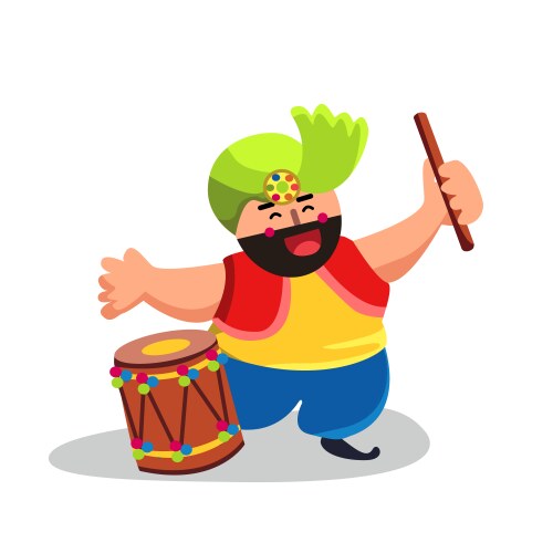 Punjabi Cartoon Character Vector Images (over 710)