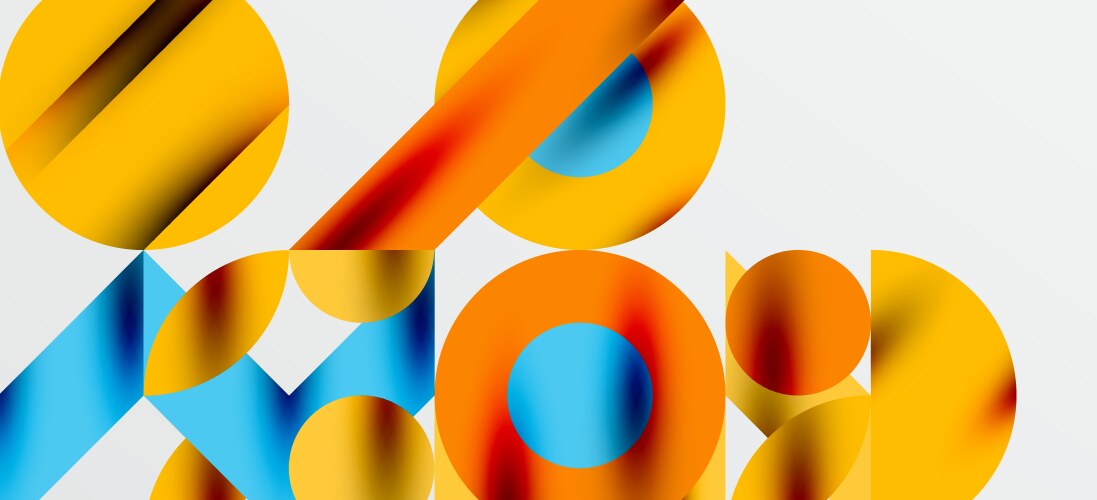 Geometric neo patterns abstract background Vector Image