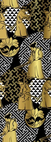 Samurai Seamless Pattern Vector Images (over 390)