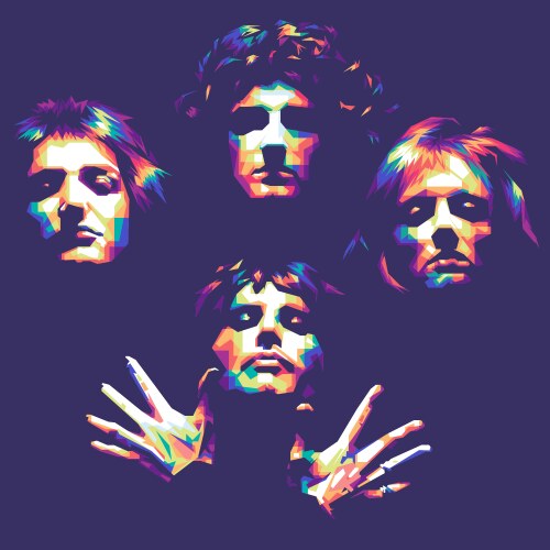 Queen band Royalty Free Vector Image - VectorStock