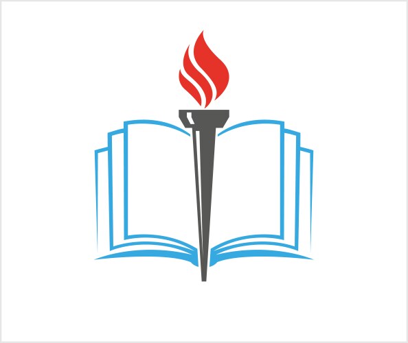 Open book coffee logo symbol icon design Vector Image