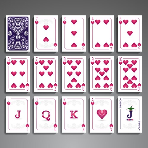 Playing cards Royalty Free Vector Image - VectorStock