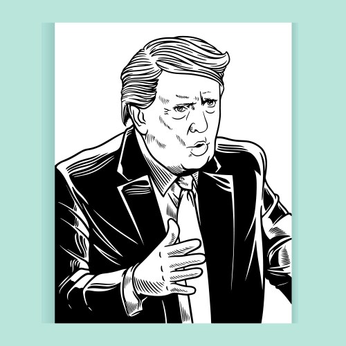 Trump head Vector Images & Graphics for Commercial Use | VectorStock