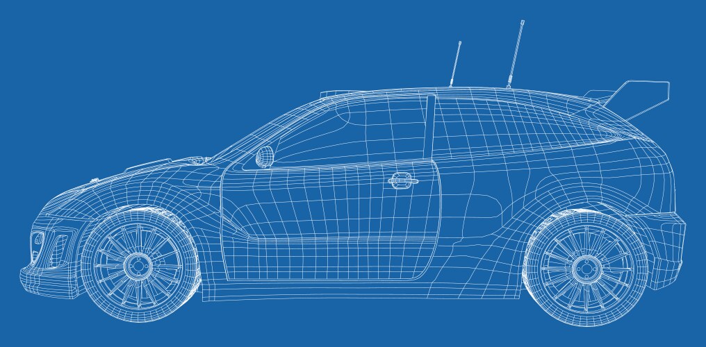 Wire Frame Car Vector Images (over 4,100)