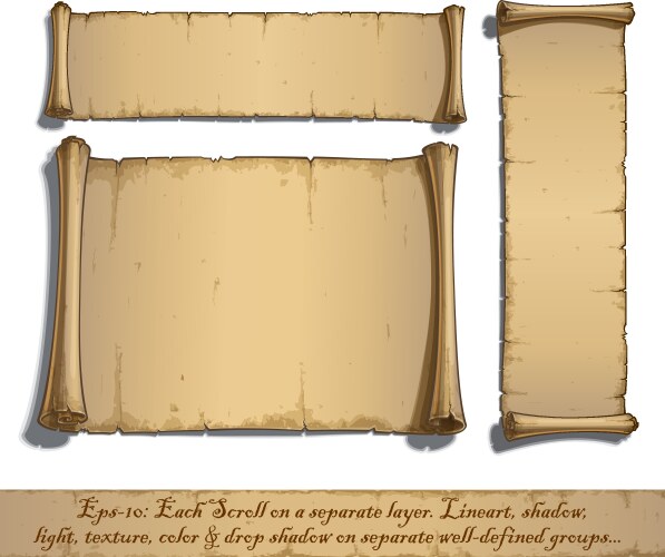 Cartoon Scroll Vector Images (over 17,000)