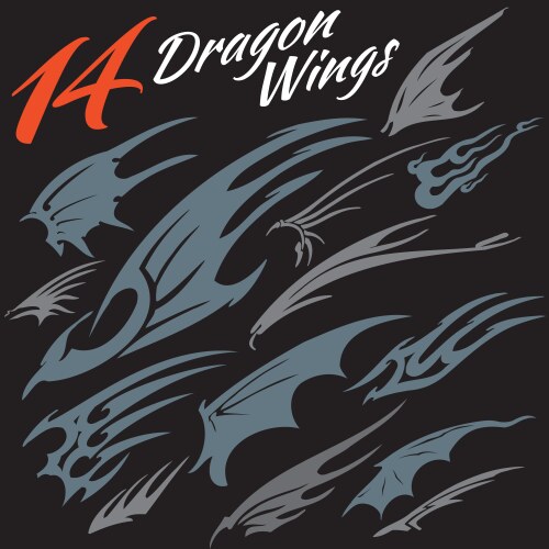 Dragon Wings Vector Images (over 11,000)