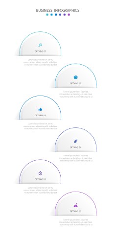 6 Point Infographic Vector Images (over 1,200)