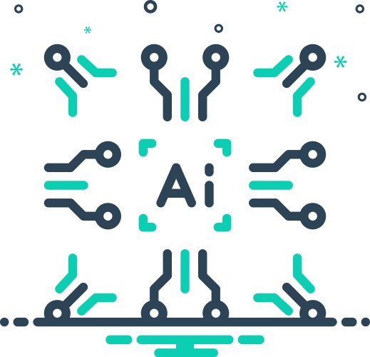 Artificial intelligence Royalty Free Vector Image