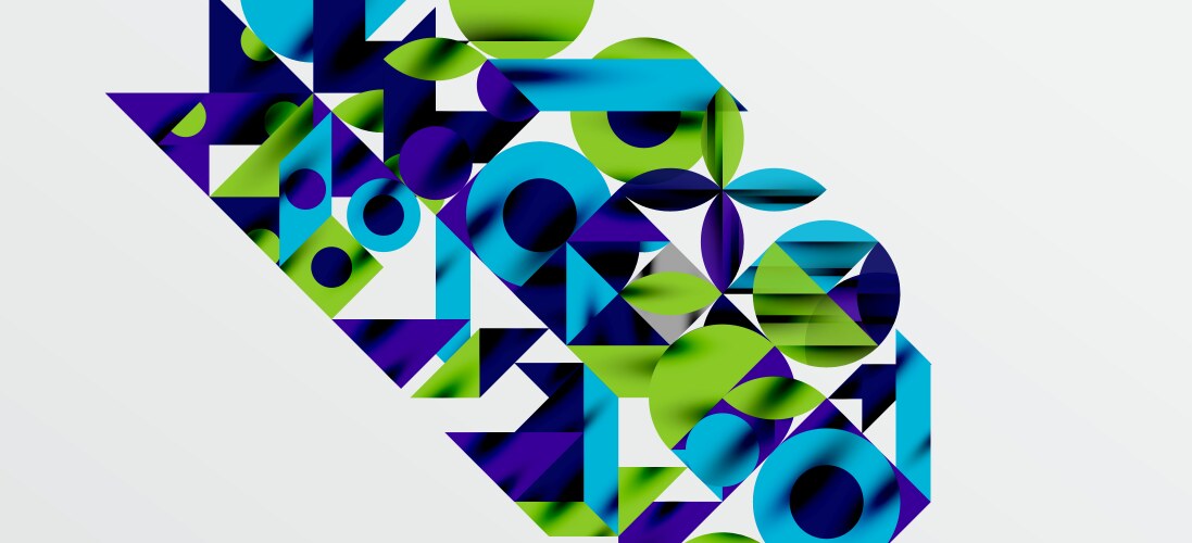 Geometric neo patterns abstract background Vector Image