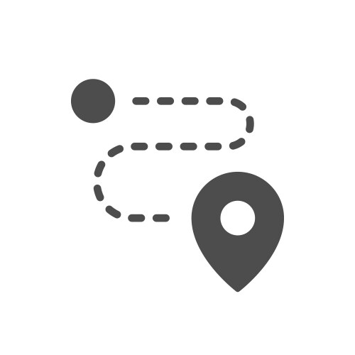 Roadmaps icon images Royalty Free Vector Image